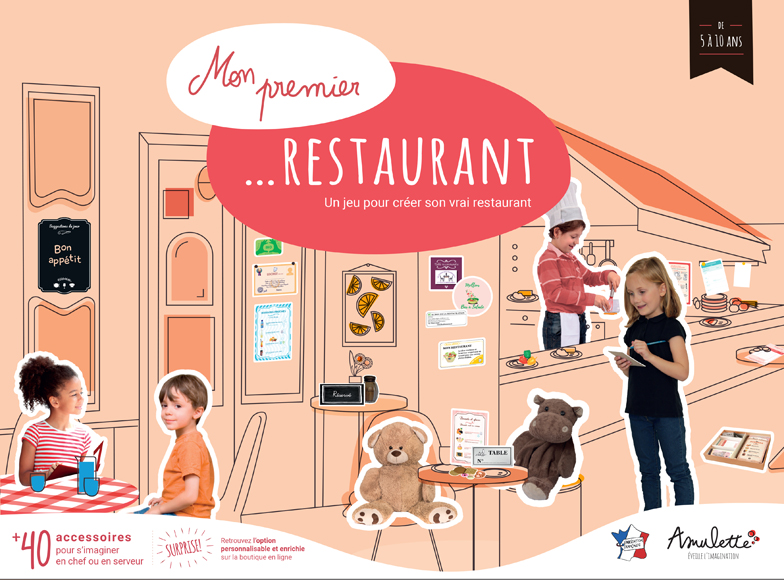 Mon Premier restaurant, plus de 30 accessoires soigneusement imités ...
